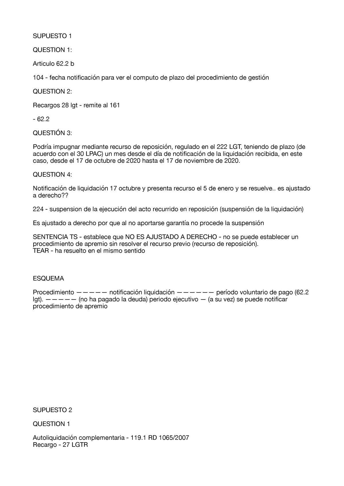 Practica Tributaria 12 Procedimiento De Recaudación Inspección Y