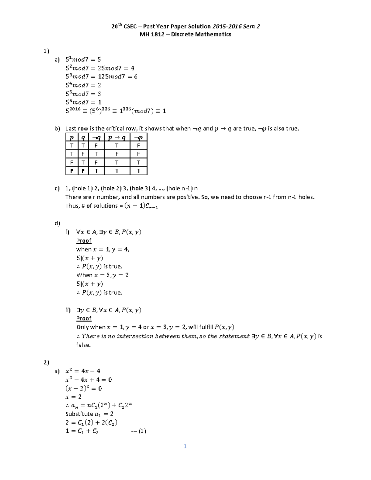 1516 S2 Answers Warning Tt Undefined Function 32 Warning Tt