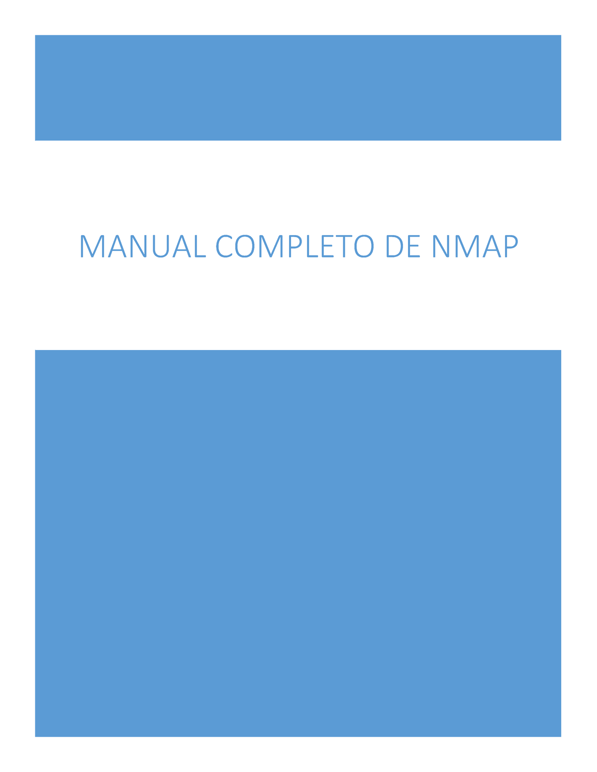 Manual Completo De Nmap Manual Completo De Nmap Name Nmap