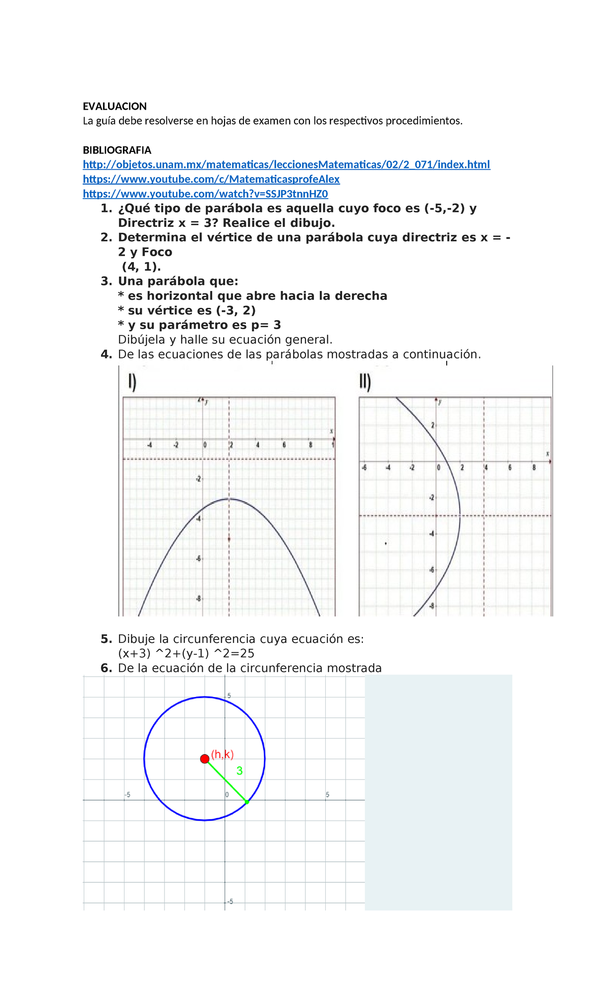 Guia De Trigonometria Repaso Evaluacion La Guía Debe Resolverse En