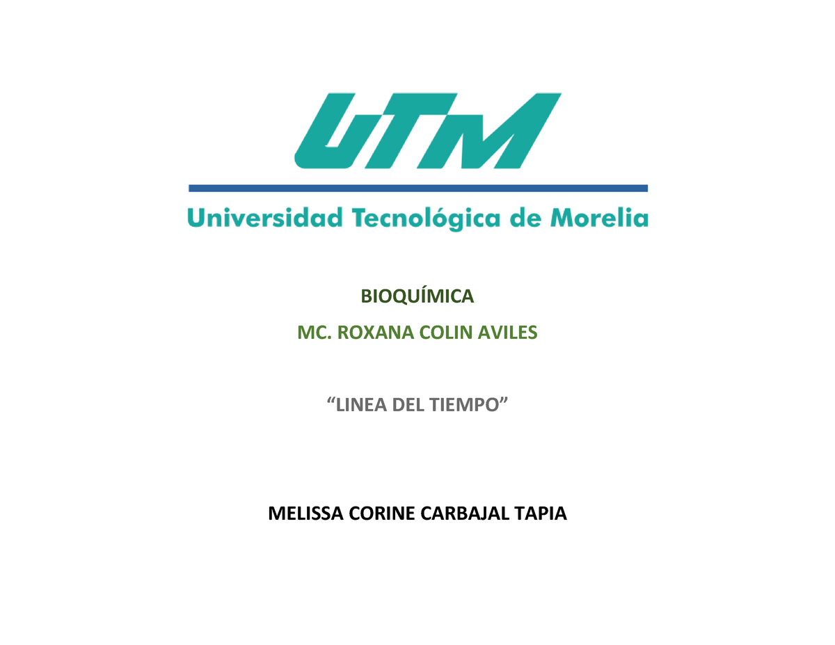 Linea Del Tiempo Warning Tt Undefined Function 32 BioquÍmica Mc