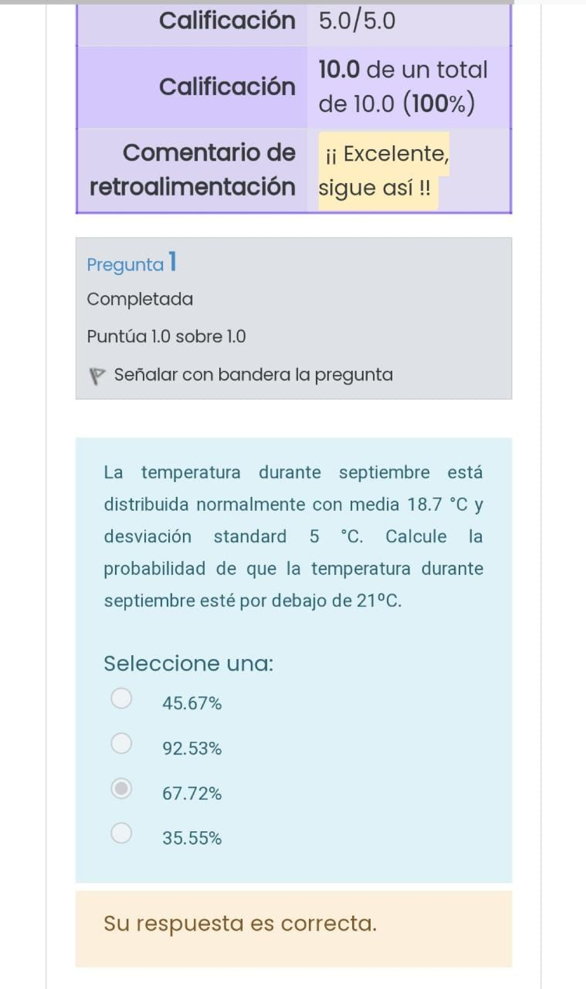 Examen Semana 4 Estadistica Y Probabilidad Studocu