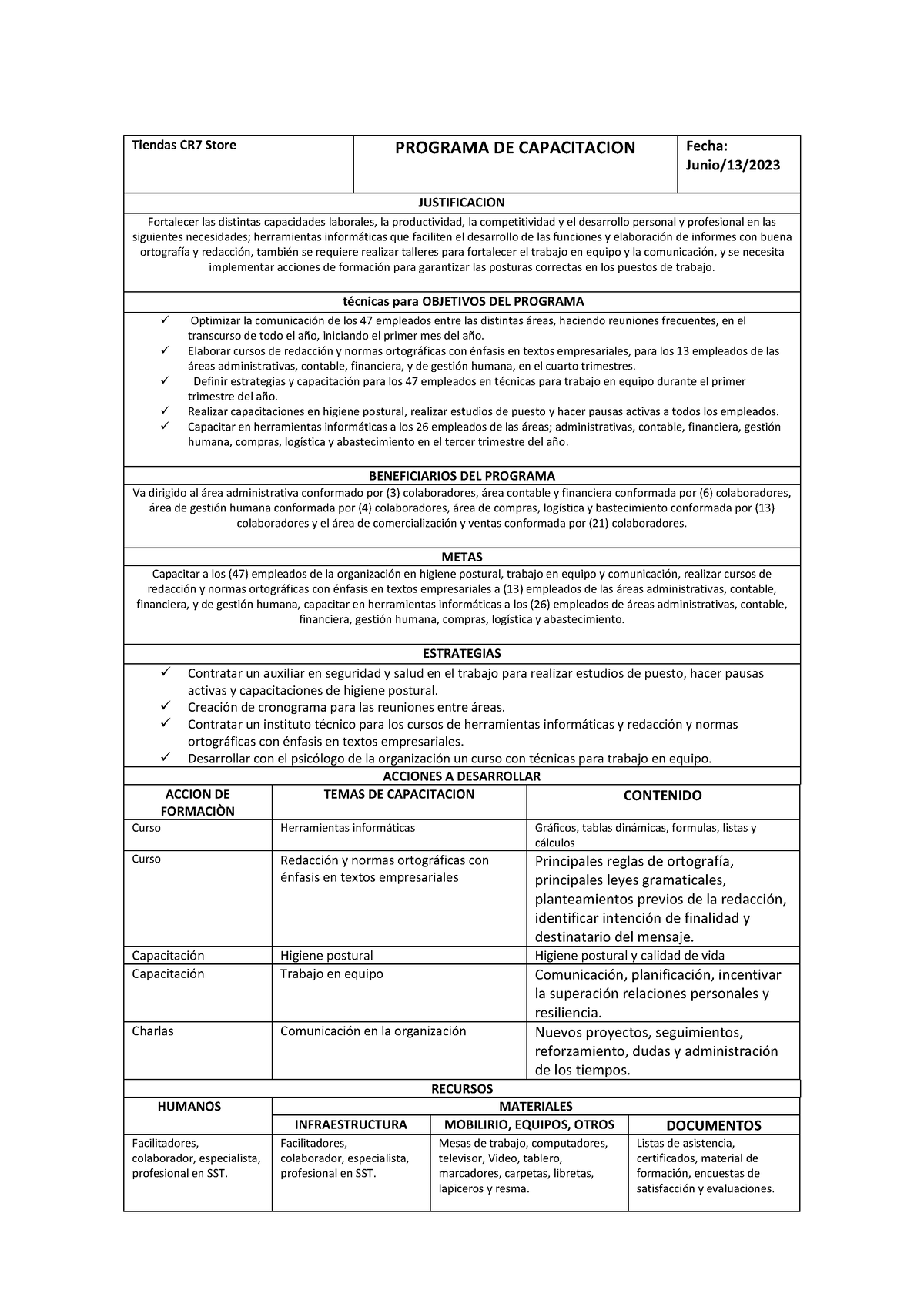 Aa2 Ev01 Estudio De Caso Herramientas Para La Gestión Del Talento