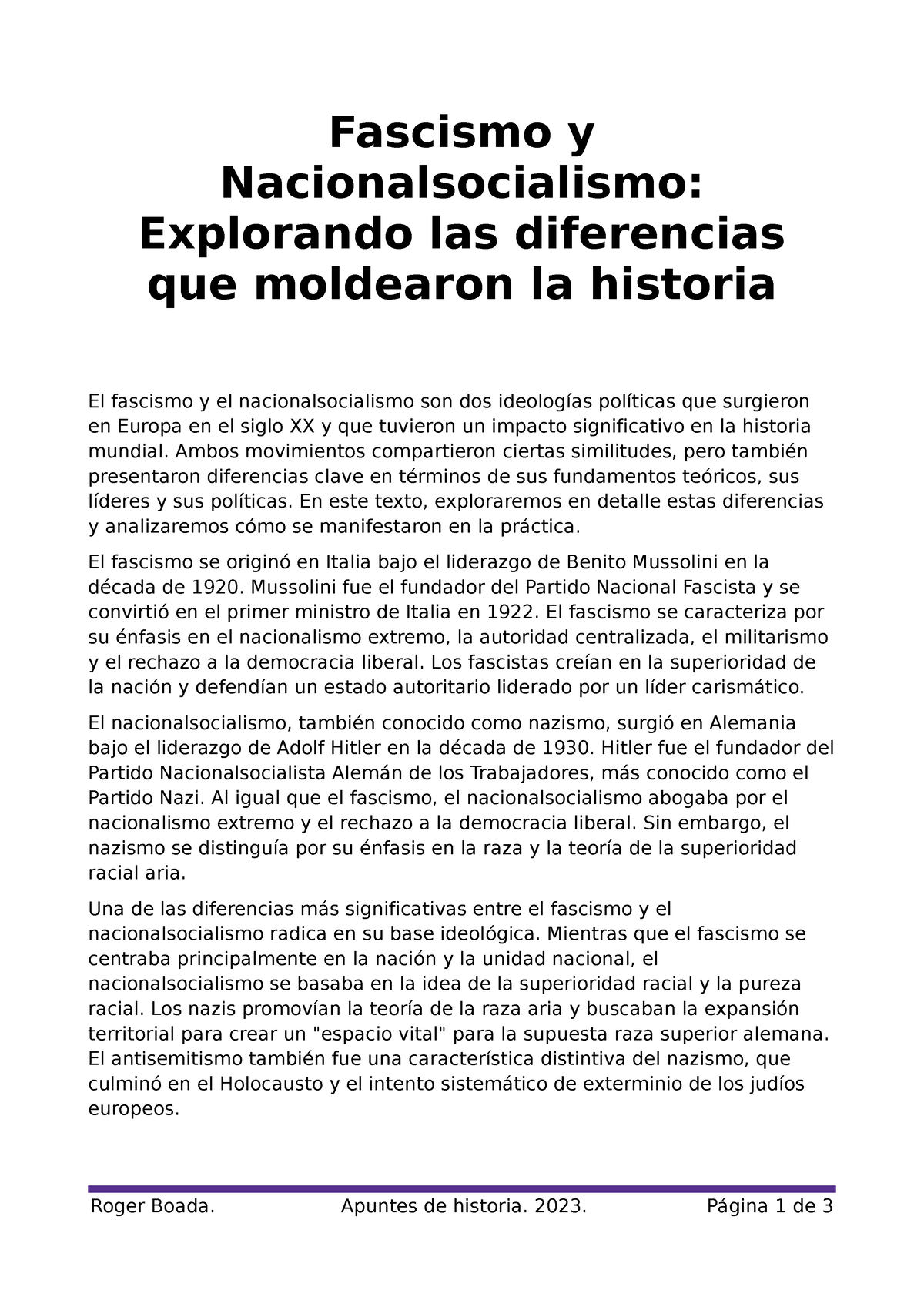 Fascismo Y Nacionalsocialismo Explorando Las Diferencias Que Moldearon