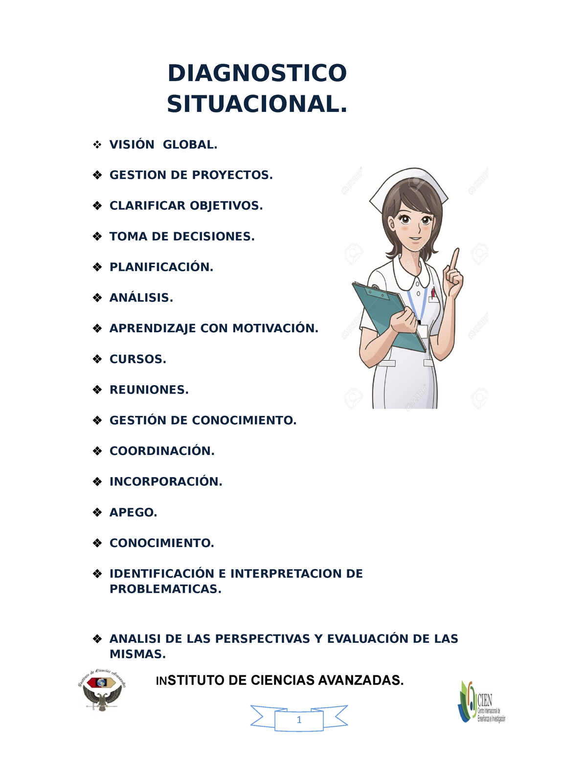 Ejemplo De Diagnostico Situacional