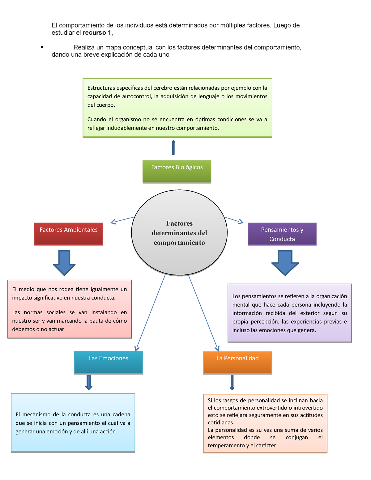 El Comportamiento De Los Individuos Está Determinados Por Múltiples