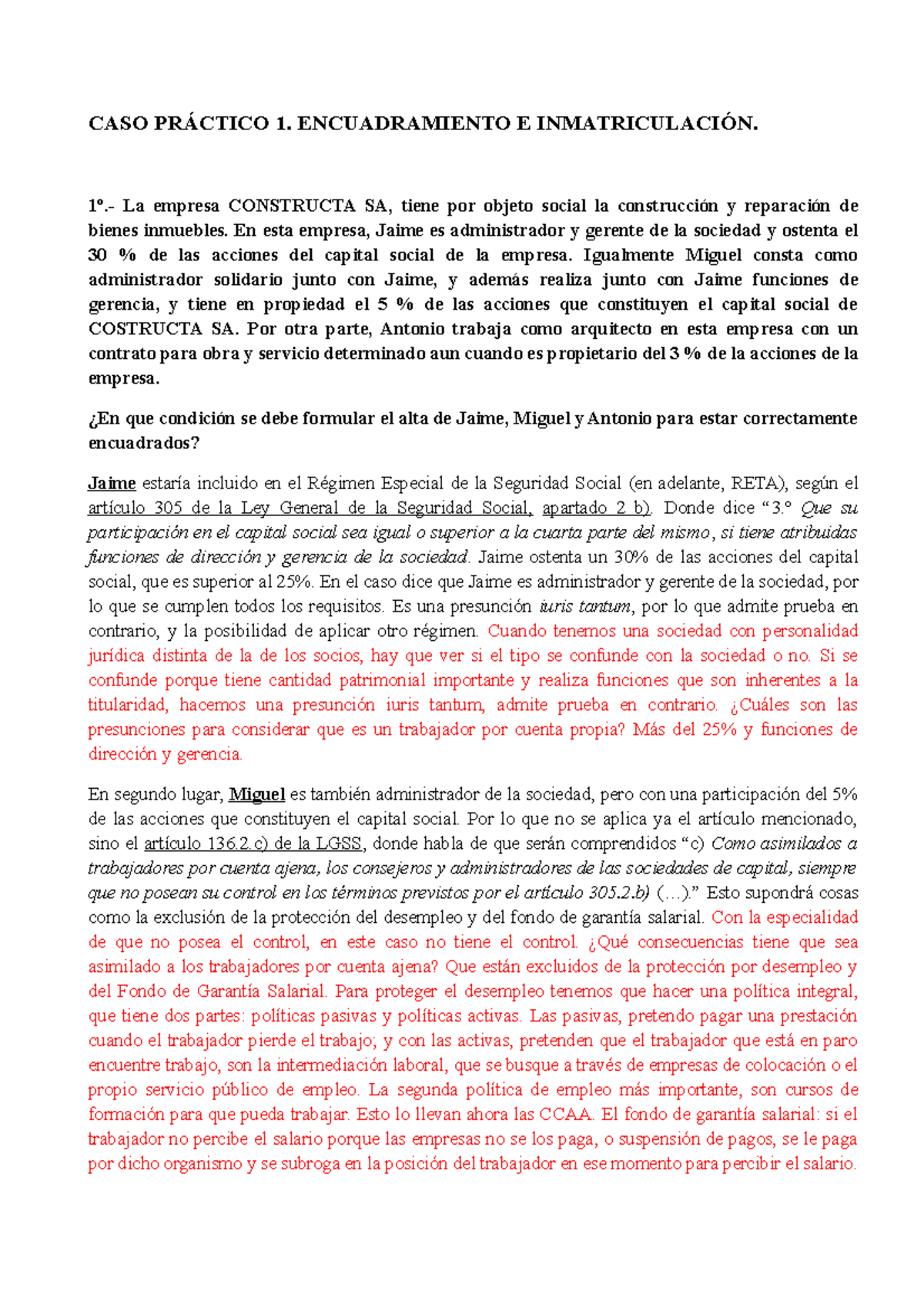 Caso Práctico 1 Casos Prácticos Resueltos Y Corregidos En Clase Son