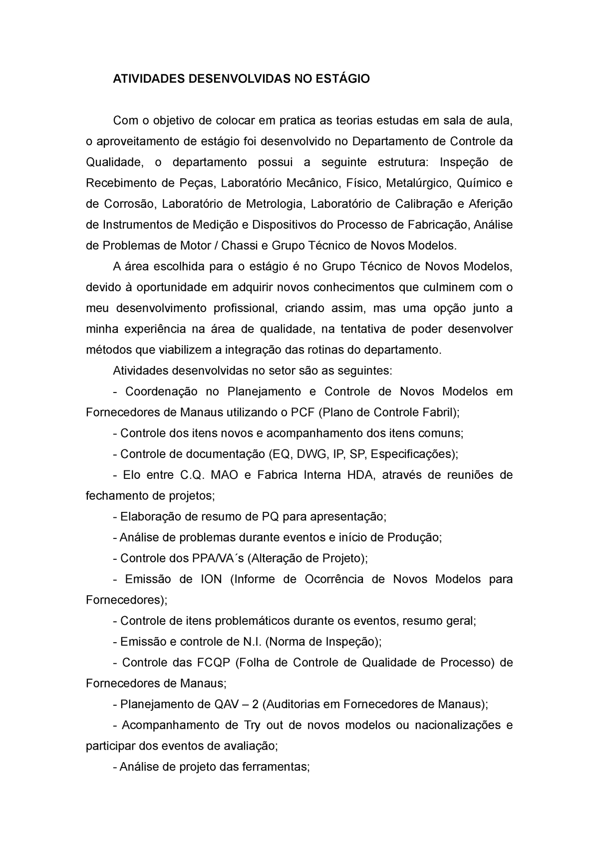 4 Atividades Desenvolvidas 020507 Atividades Desenvolvidas No