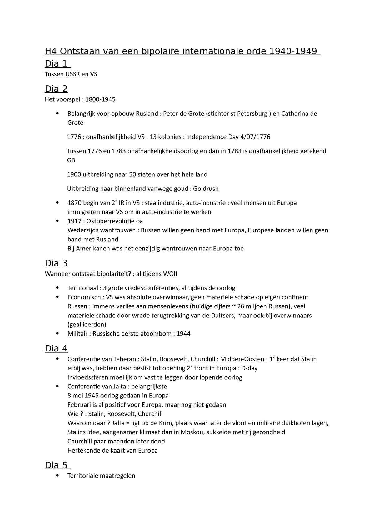 Ppt 7 Notities Uit De Klas Bij Ppt 7 Over De Geschiedenis Van De