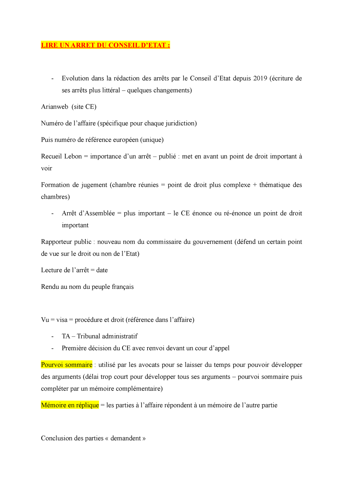 Lire Un Arrêt Du Conseil Detat Lire Un Arret Du Conseil Detat