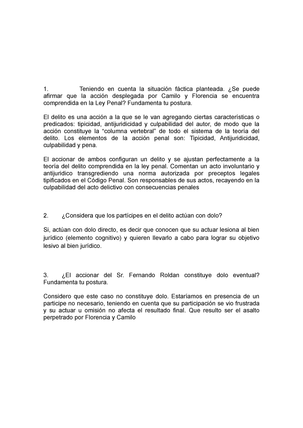 Tpn°2 Derecho Penal Parte General 70 Teniendo En Cuenta La