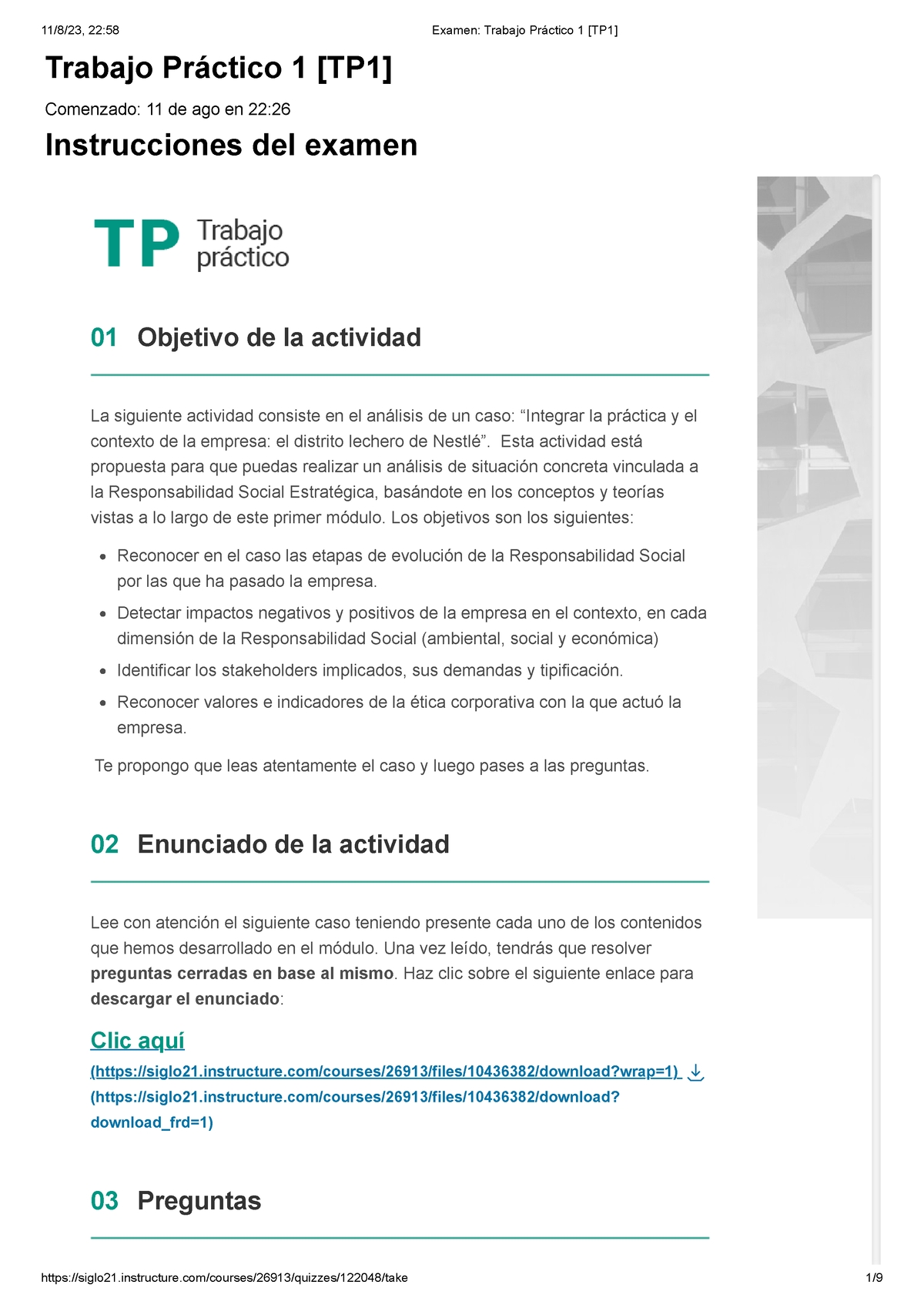 Trabajo Práctico 1 Tp1 90 Trabajo Práctico 1 Tp1 Comenzado 11