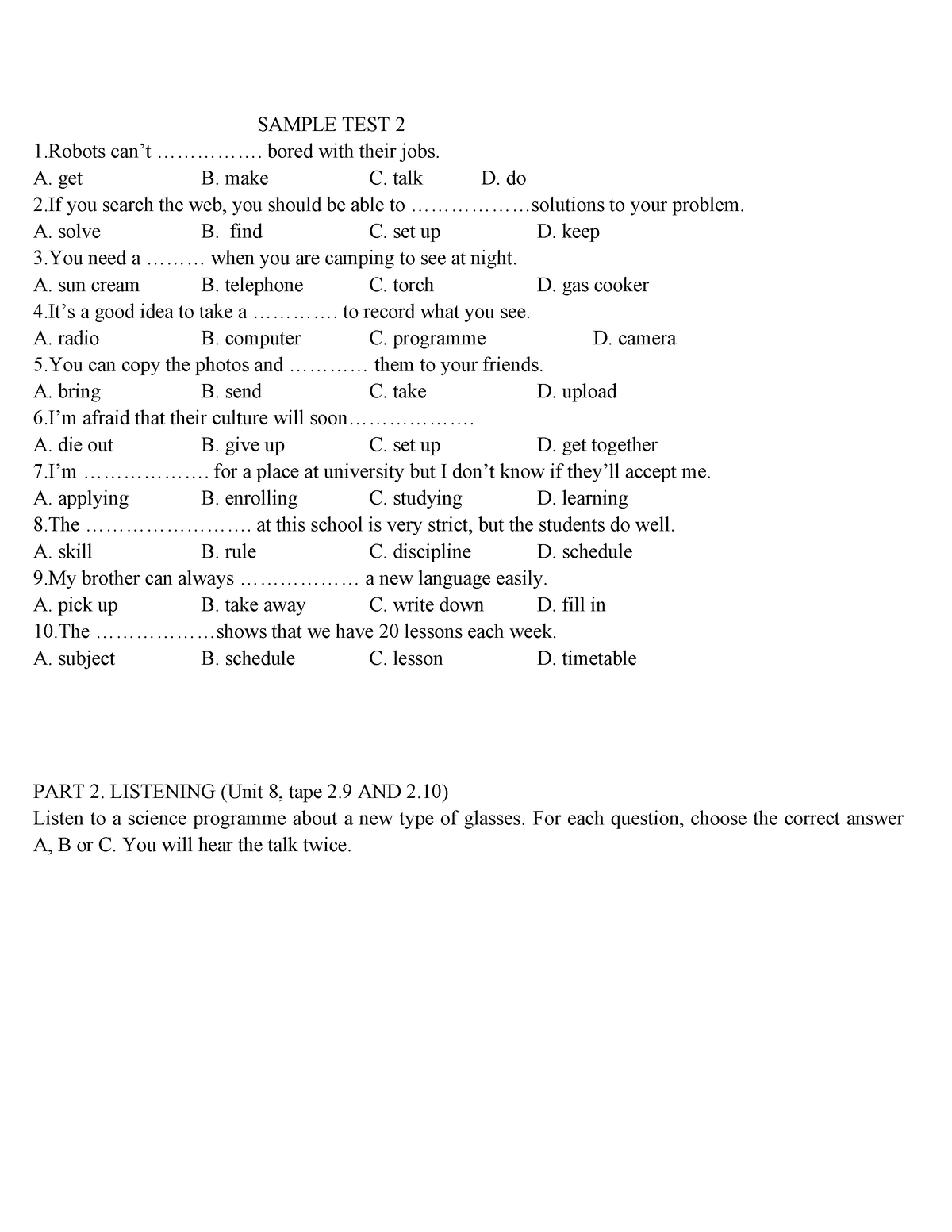 Sample Midterm Test Hp 2 Lần 2 Sample Test 2 1 Cant