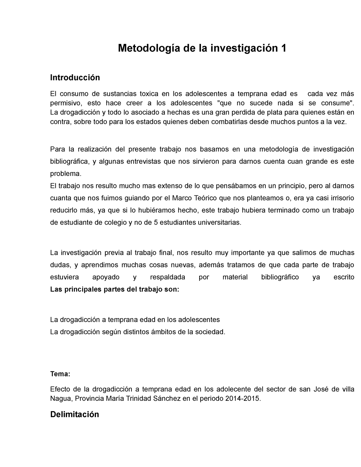 389073895 Trabajo Final Metodologia De La Investigacion 1 Metodología