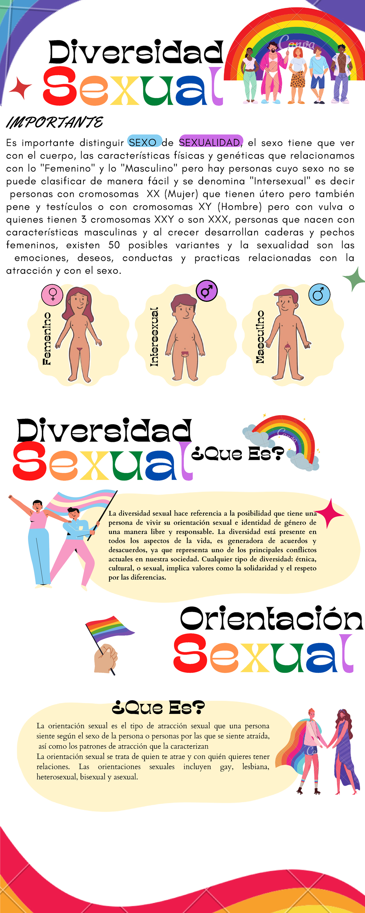 Infografía Atención La Diversidad Sexual Hace Referencia A La