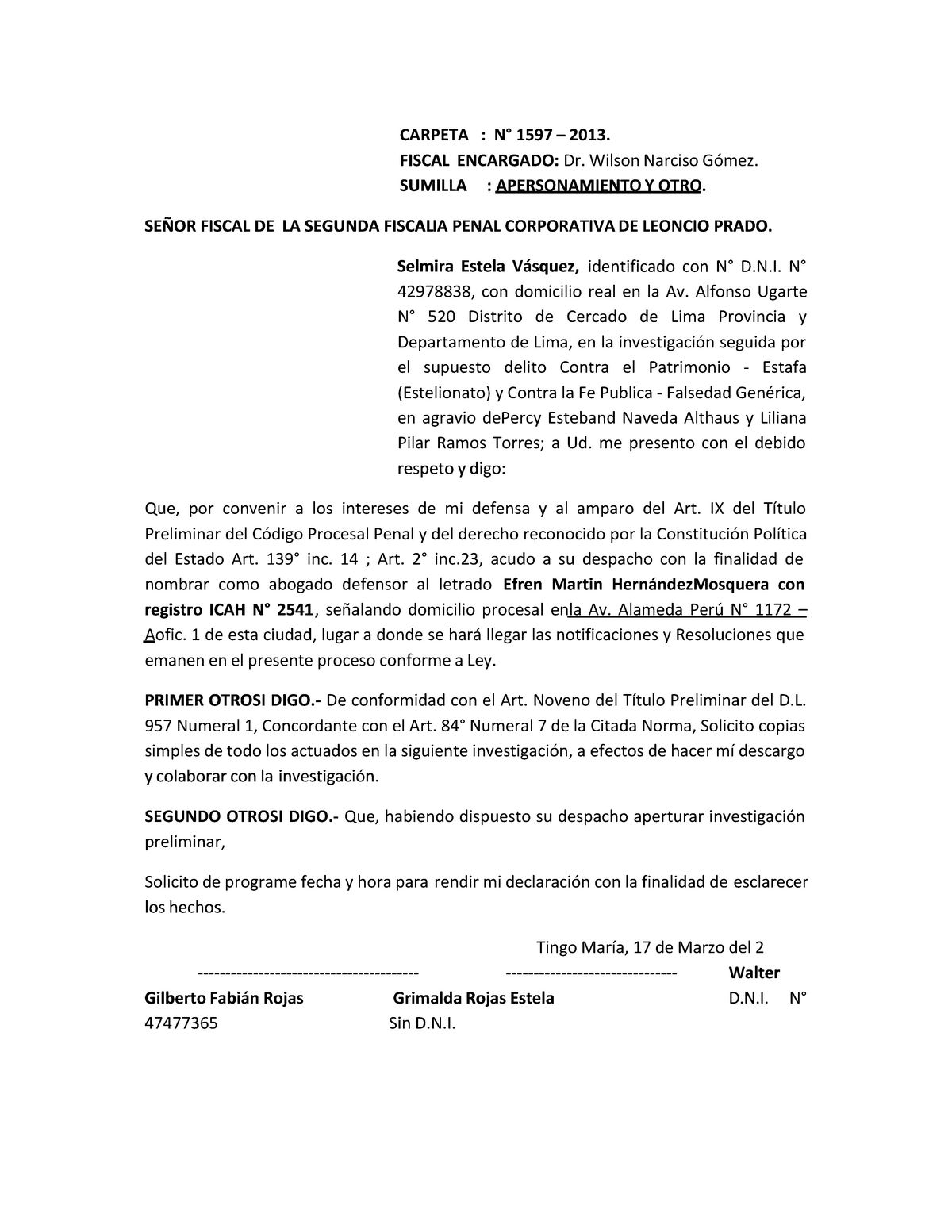 Introducir 67 Imagen Modelo De Escrito Para Fiscalia Abzlocalmx