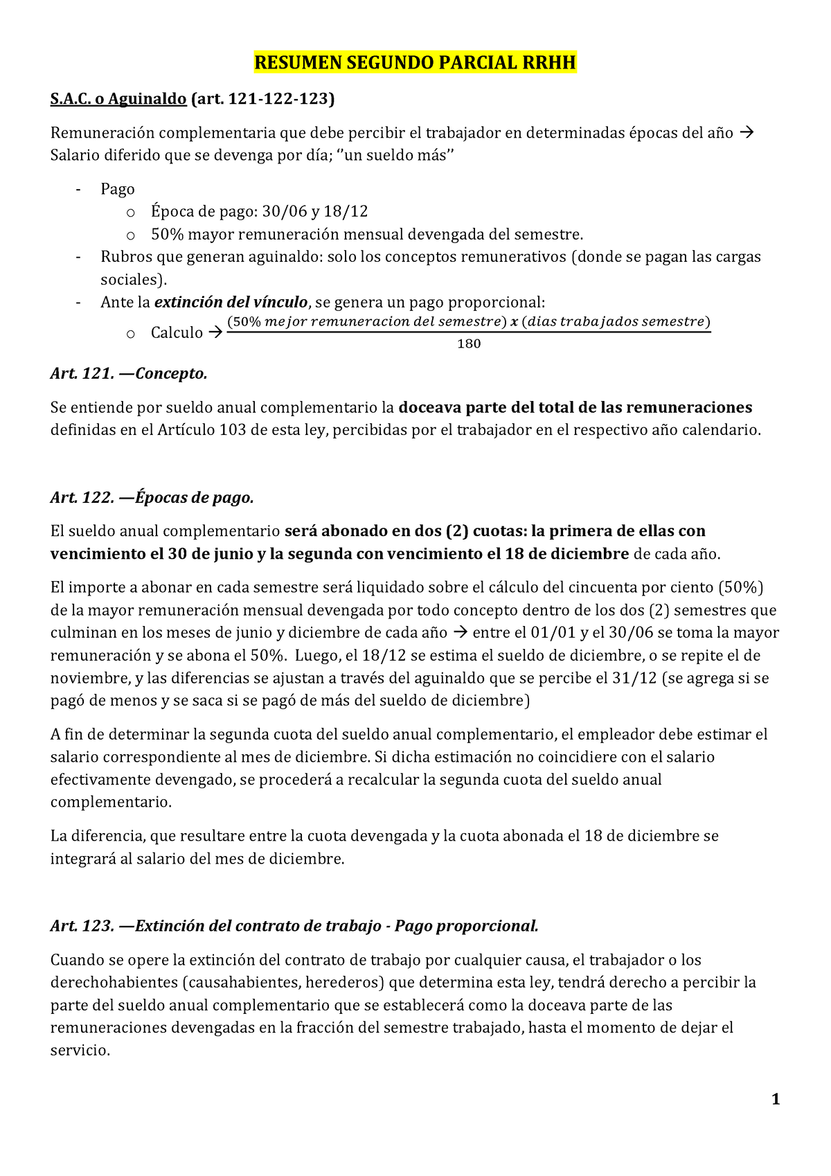 Resumen Segundo Parcial Administración De Rrhh Andrea Serrano Resumen