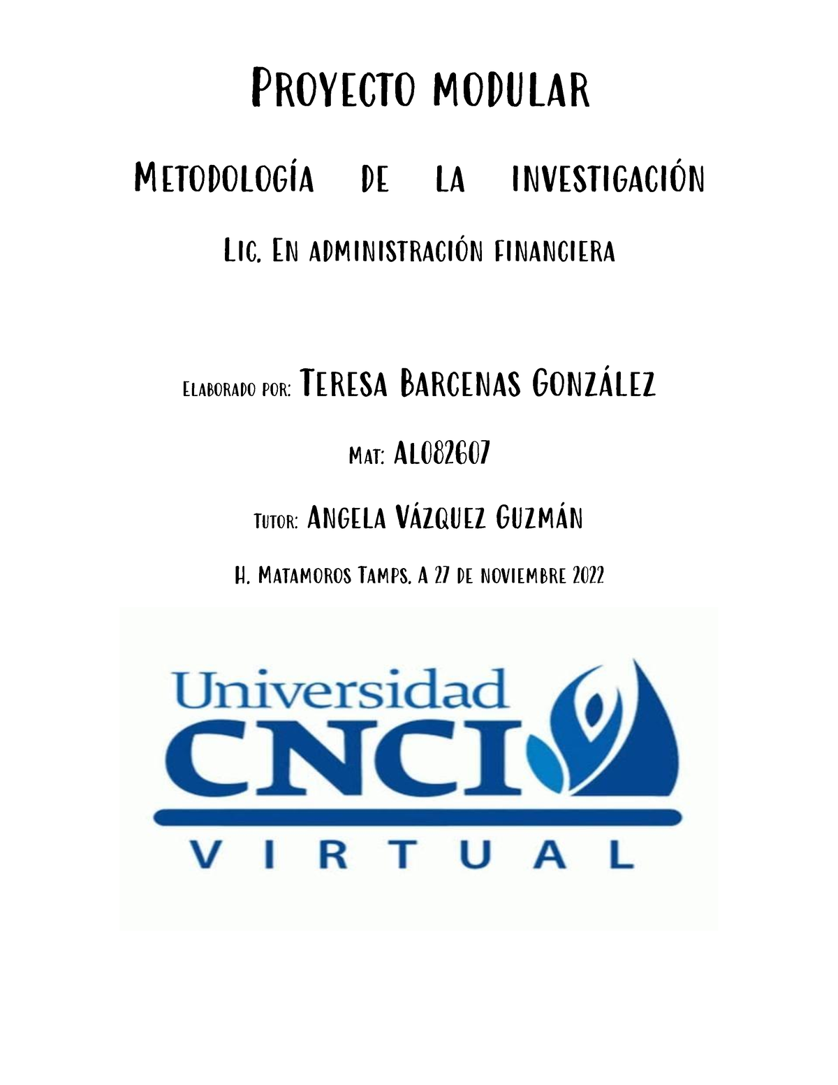 Proyecto Modular Etica Profesional Docx Universidad V