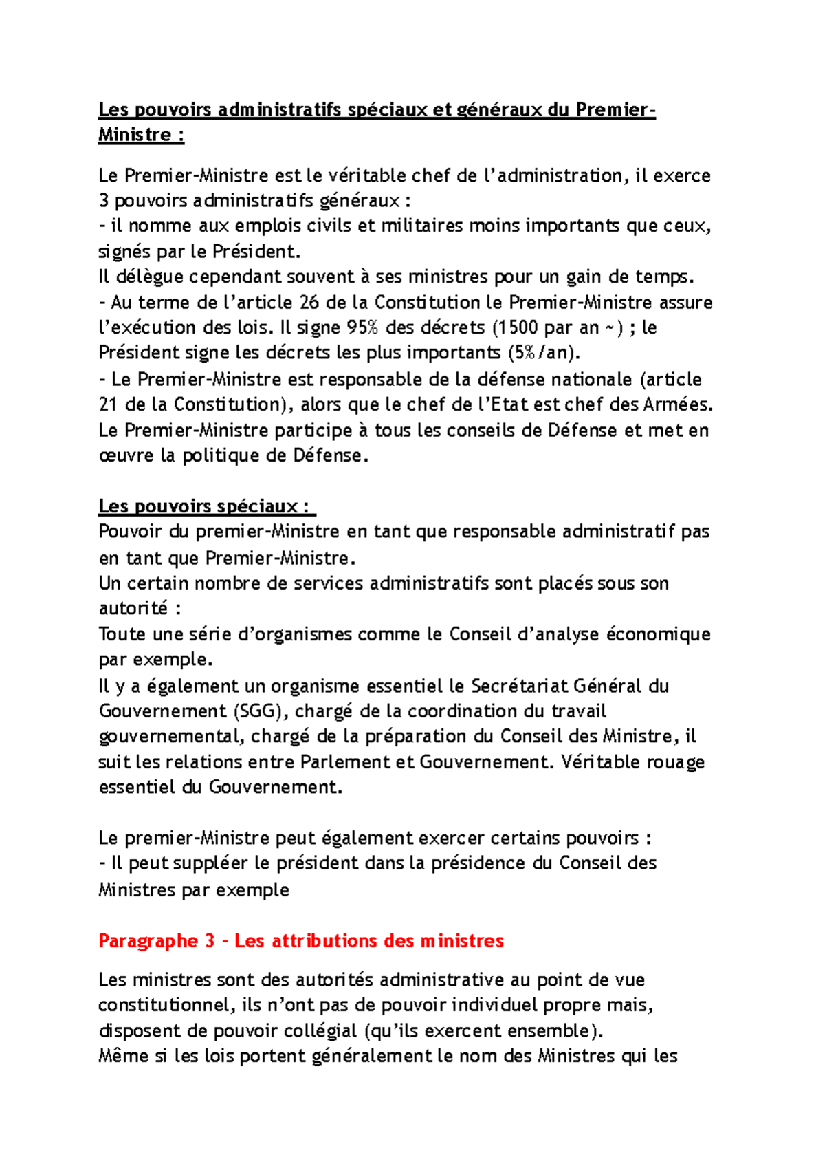 Droit Administratif Cours Complet Les Pouvoirs Administratifs