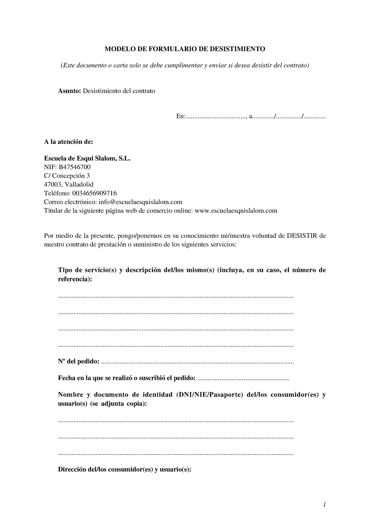 1574108420 Cq6jgbqk 4m Formulario De Desistimiento 1 Modelo De