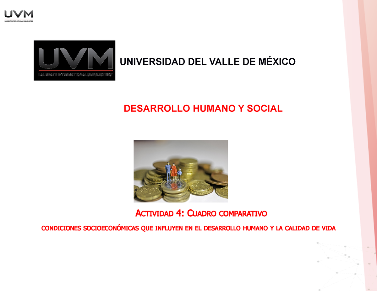 Cuadro Comparativo Universidad Del Valle De MÉxico Desarrollo Humano