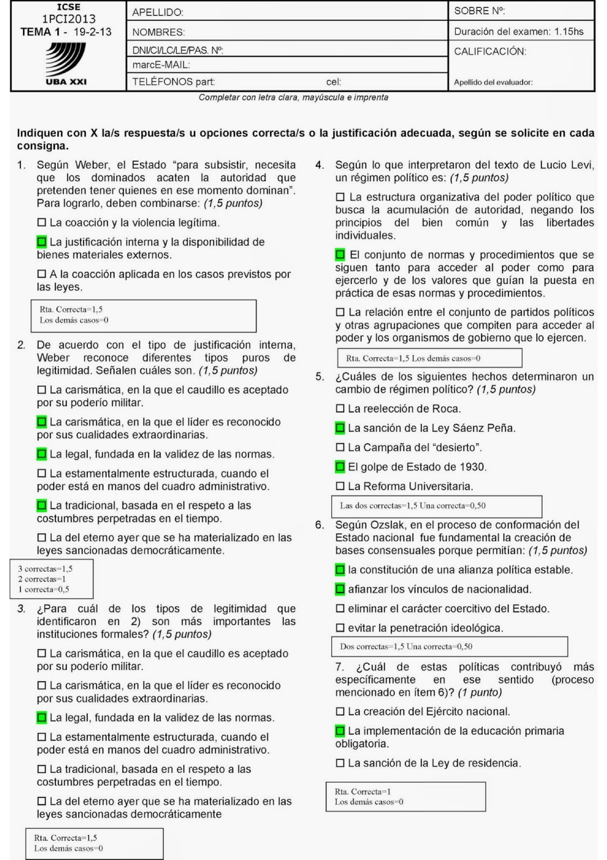 Modelo De Examen Parcial Resuelto Icse Introducción A La Sociedad Y