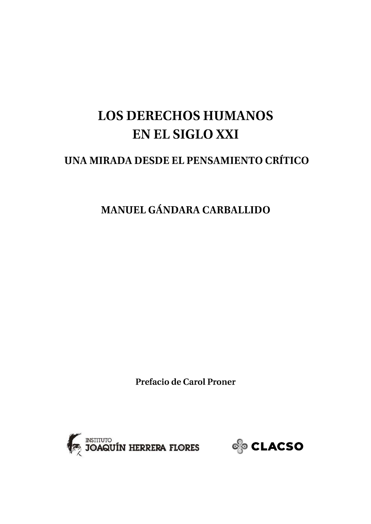 8 Gándara Carballido La Disputa En Torno A La Concepción De Ddhh