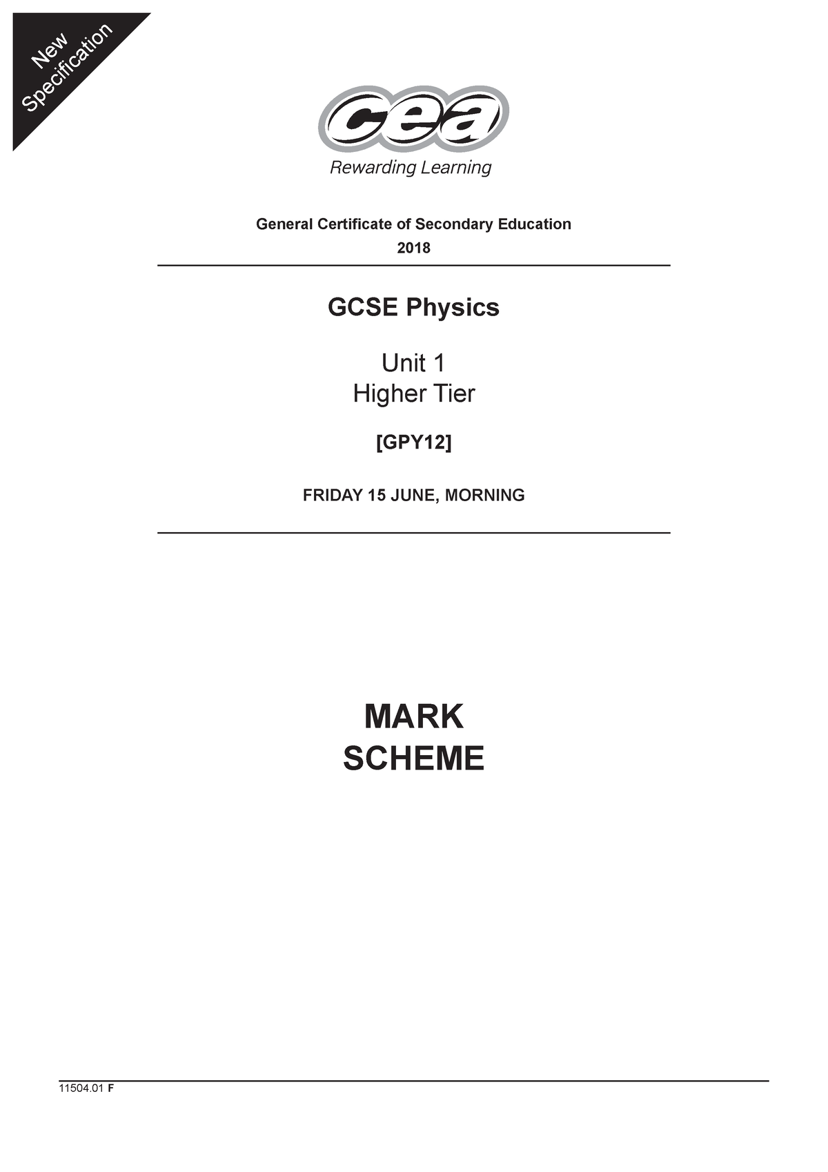 Revised Gcse Phys Revised Past Papers Mark Schemes Standard May June