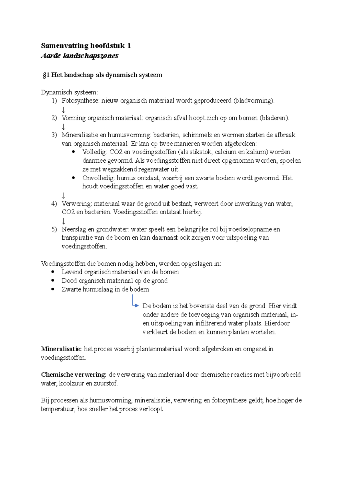 Aardrijkskunde Samenvatting Se 2 Samenvatting Hoofdstuk 1 Aarde