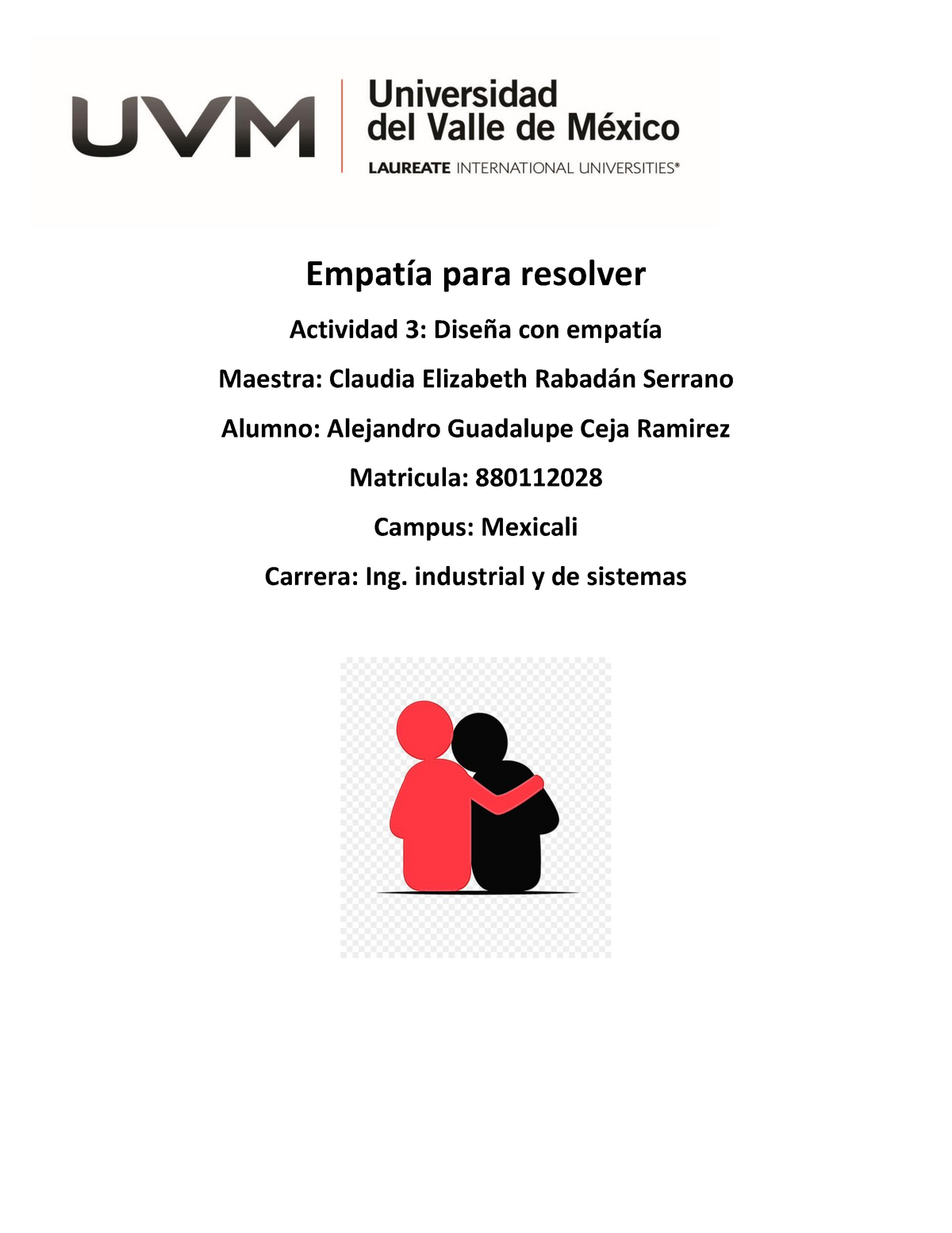 Actividad 3 Empatía Para Resolver Empatía Para Resolver Actividad 3