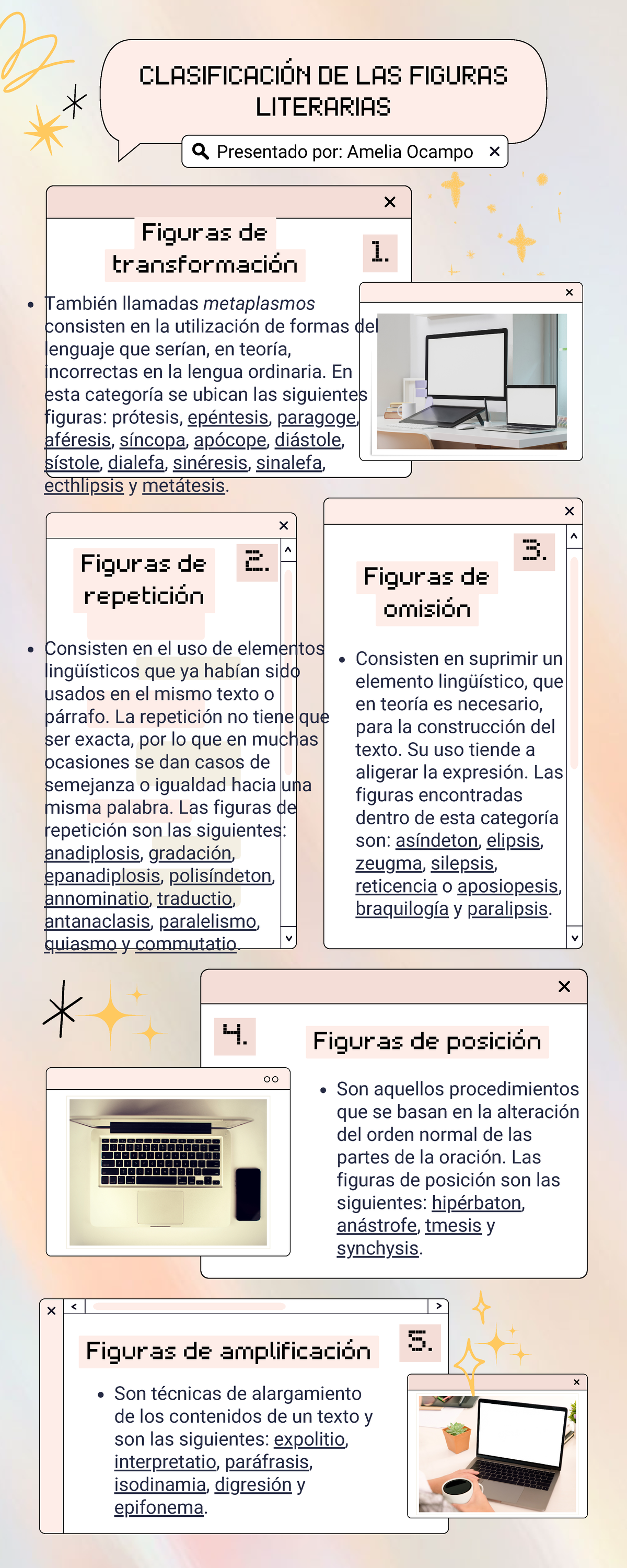 Clasificación De Las Figuras Literarias ClasificaciÓn De Las Figuras