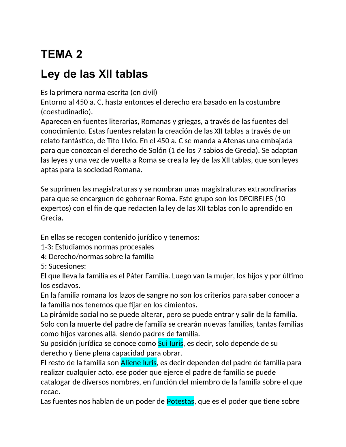 Ley De Las Xii Tablas Tema 2 Ley De Las Xii Tablas Es La Primera