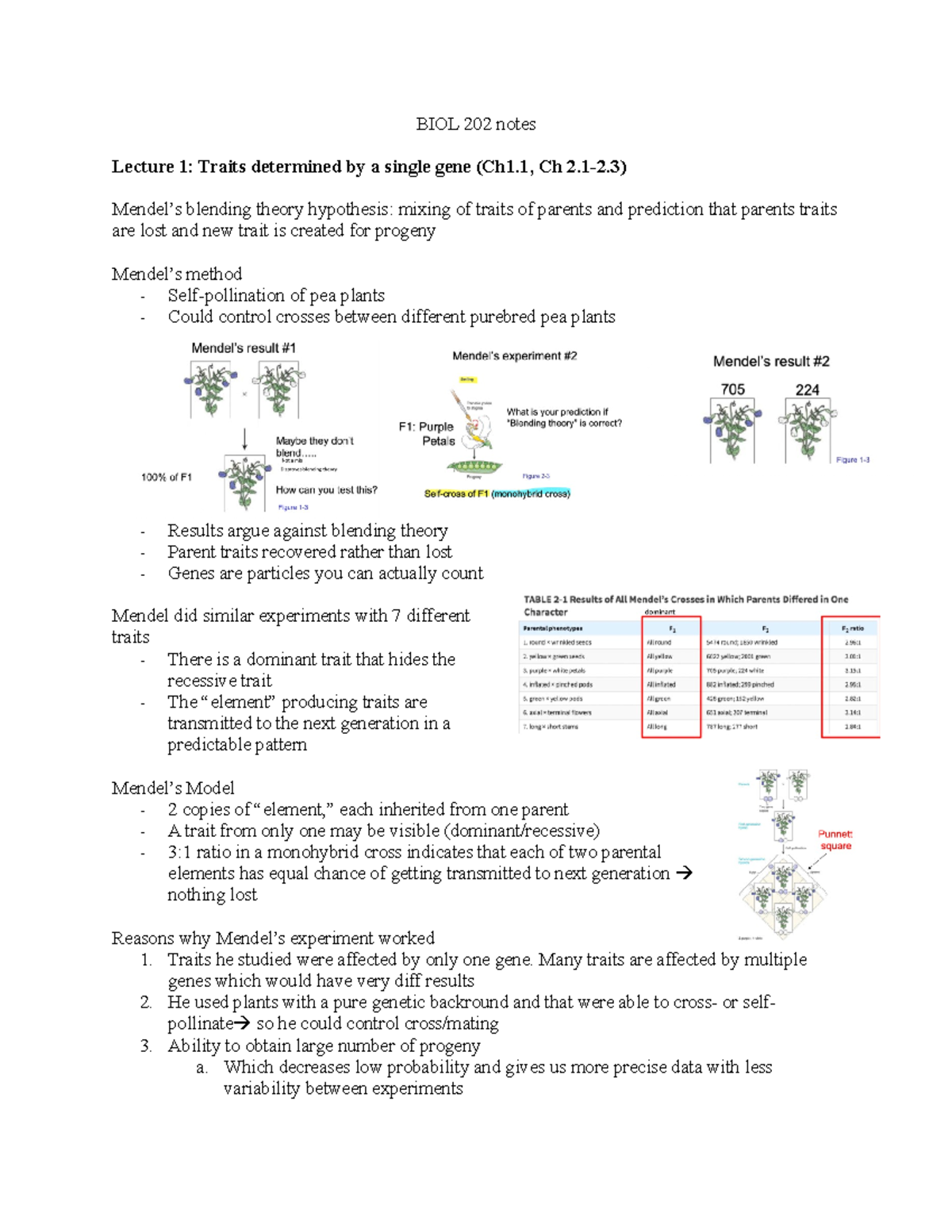 Biol 202 Notes Biol 202 Lecture 1 To 9 Biol 202 Notes Lecture 1