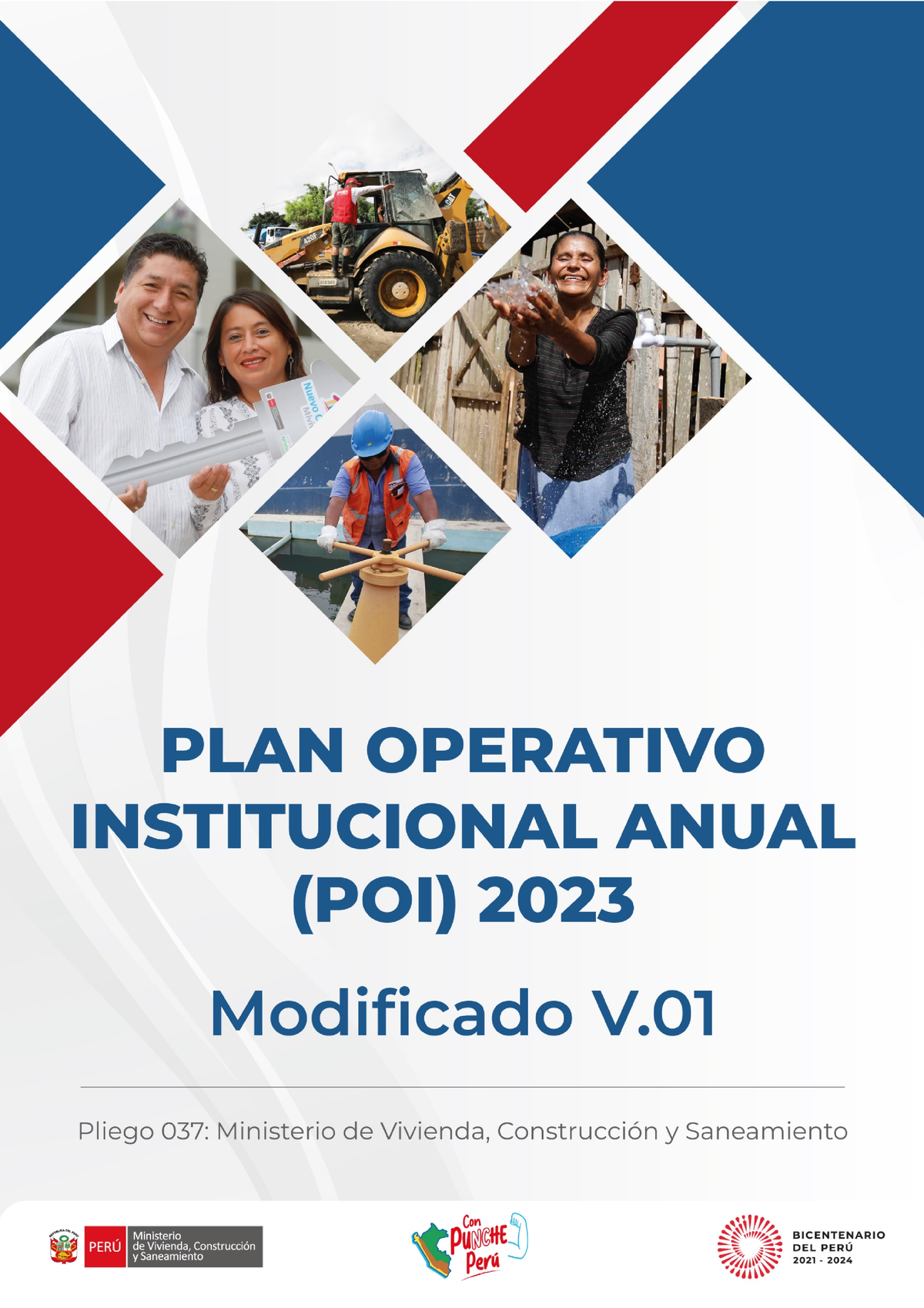 Plan Operativo Institucional Anual Poi 2023 Ministra De Vivienda