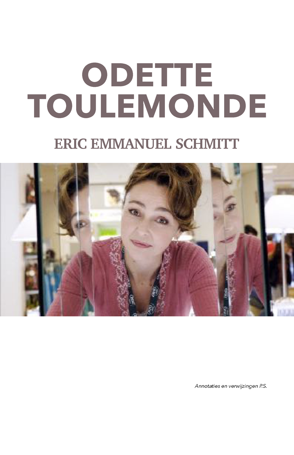 Odette Toulemonde Boek V1 Odette Toulemonde Eric Emmanuel Schmitt