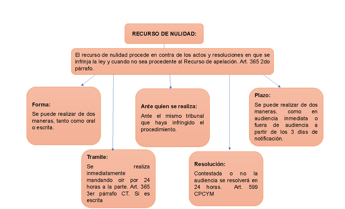 Esquemas El Recurso De Nulidad Procede En Contra De Los Actos Y