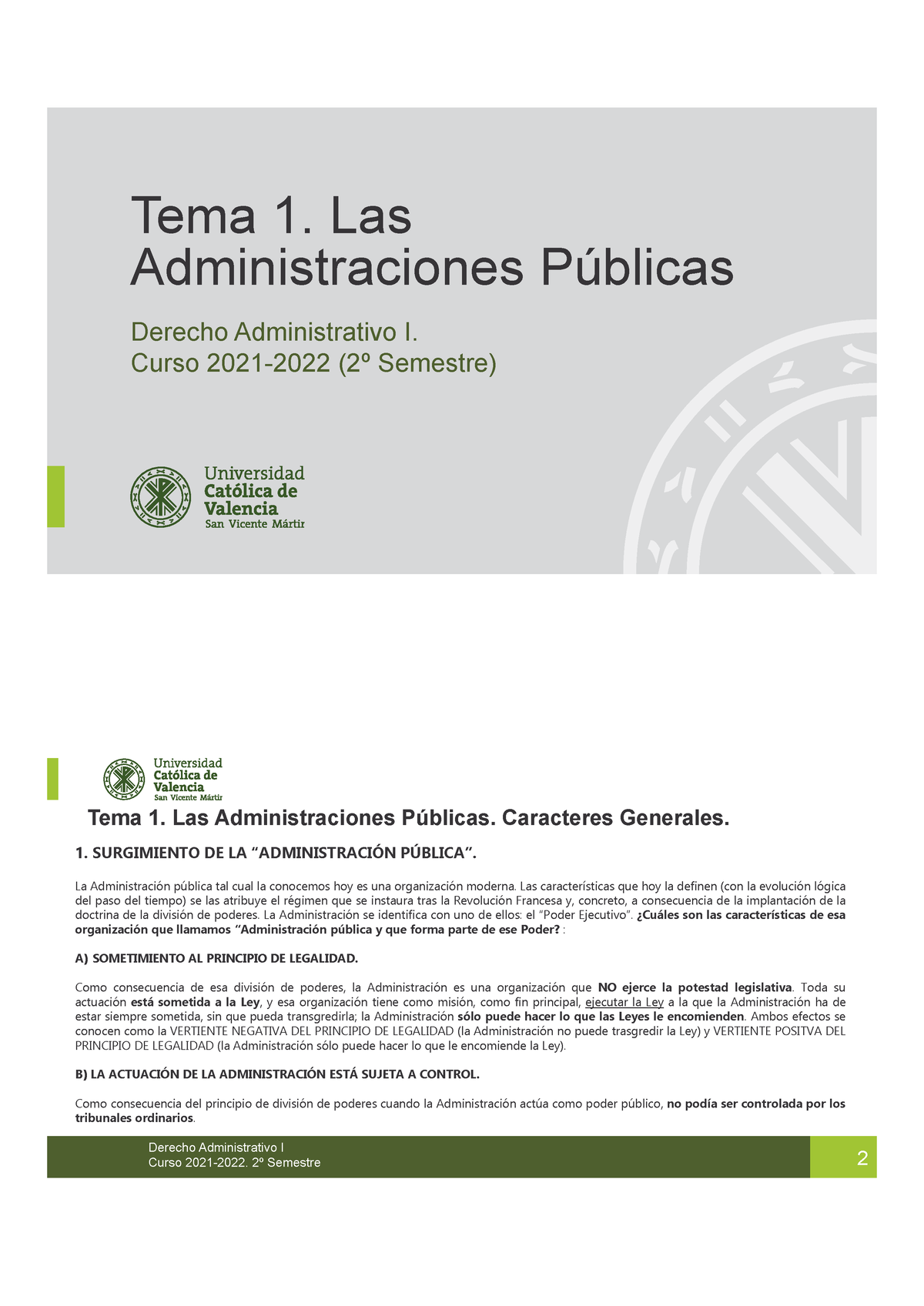 Tema 1 Imprimir Pdf Del Power Tema 1 Las Administraciones Públicas