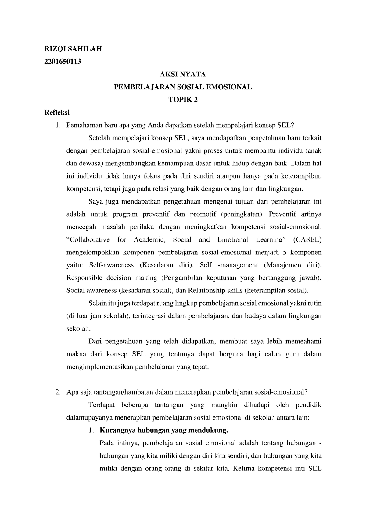 T3 Aksi Nyata Pembelajaran Sosial Emosional Pse Modul Ajar Pjok Porn