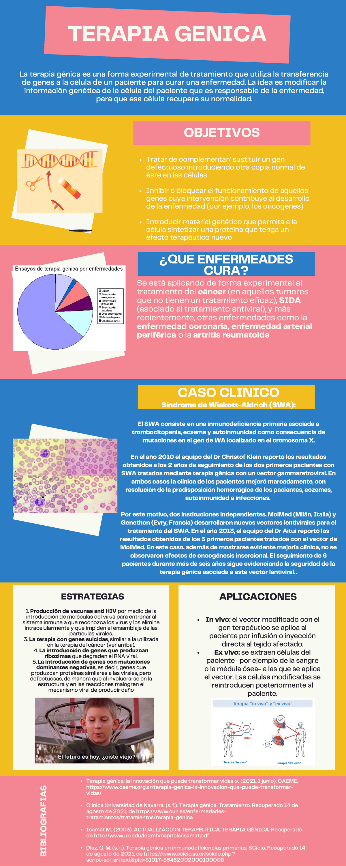 Infografía De Terapia Génica De Forma Actualizada Caso Clinico ¿que