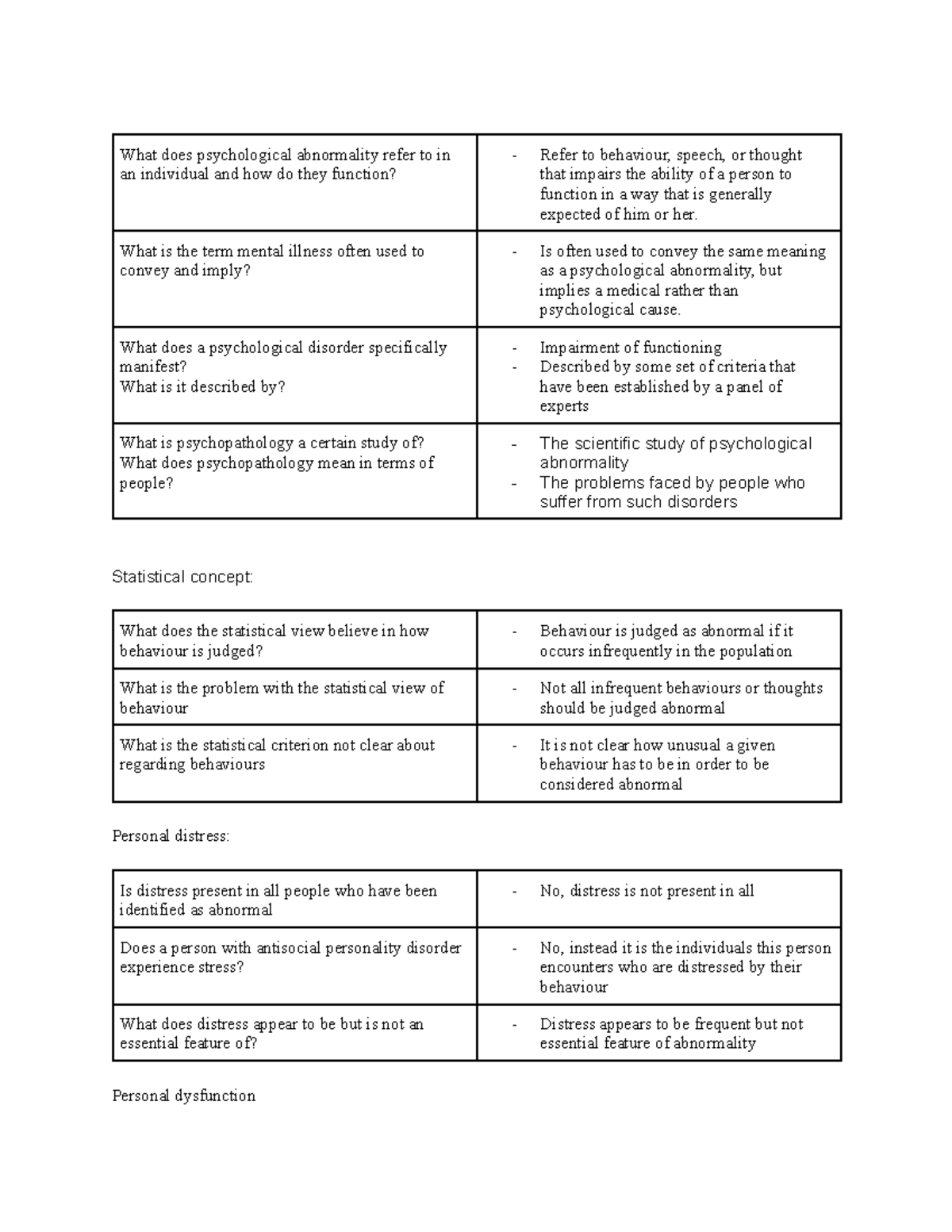 Psych 241 Chapter 1 Notes Questions What Does Psychological