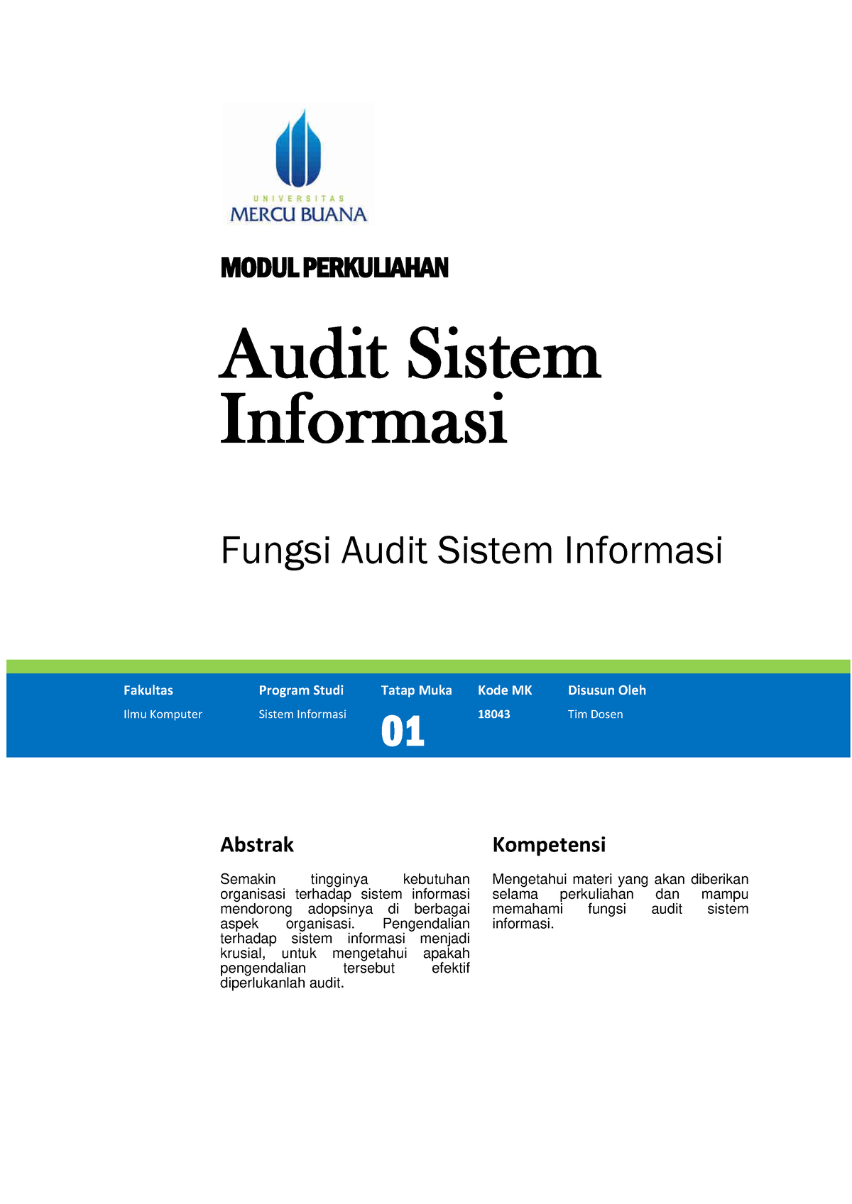 Contoh Kasus Audit Sistem Informasi Menggunakan Cobit 5 Terlengkap