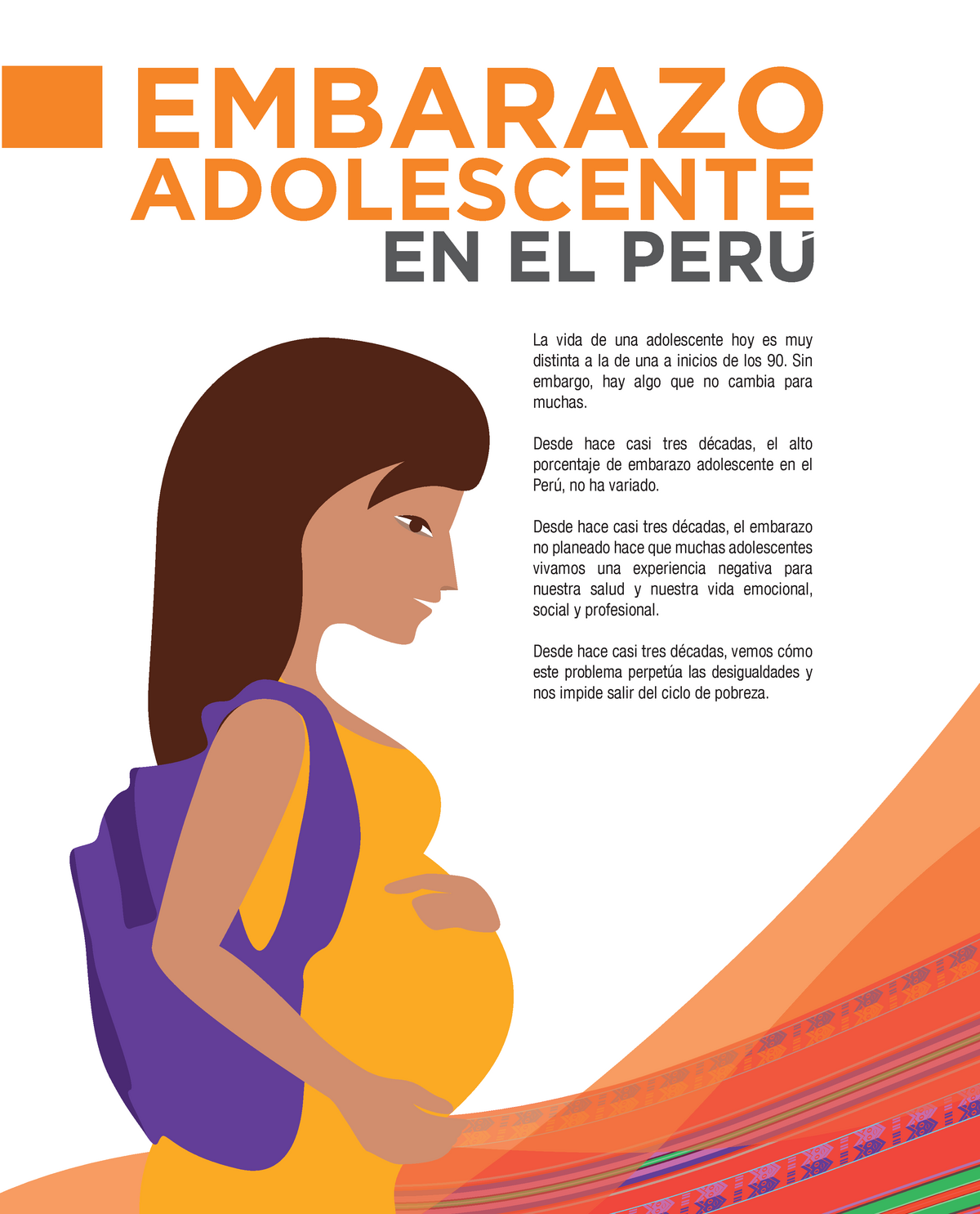 Infografia Embarazo Adolescente 25enero Infografiaslos Testimonios Que