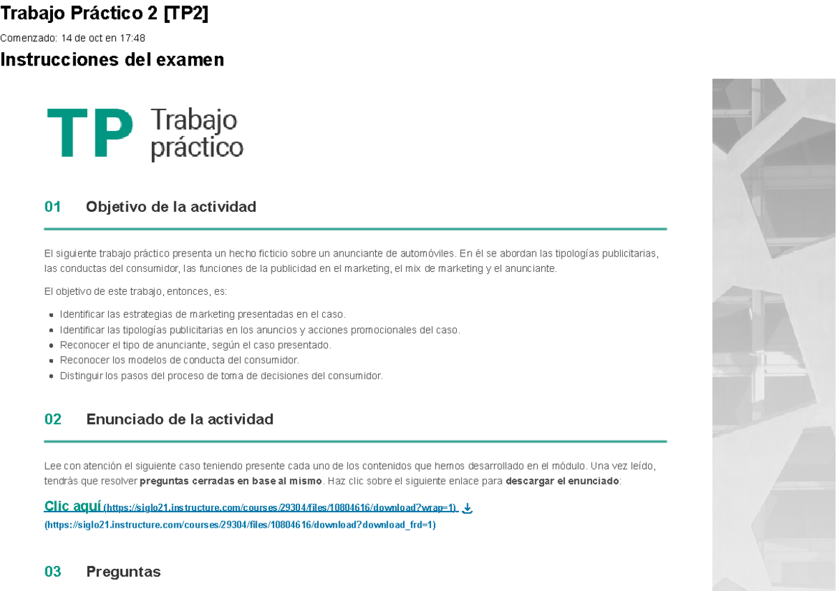 Tp2 Publicidad 90 Trabajo Práctico 2 Tp2 Comenzado 14 De