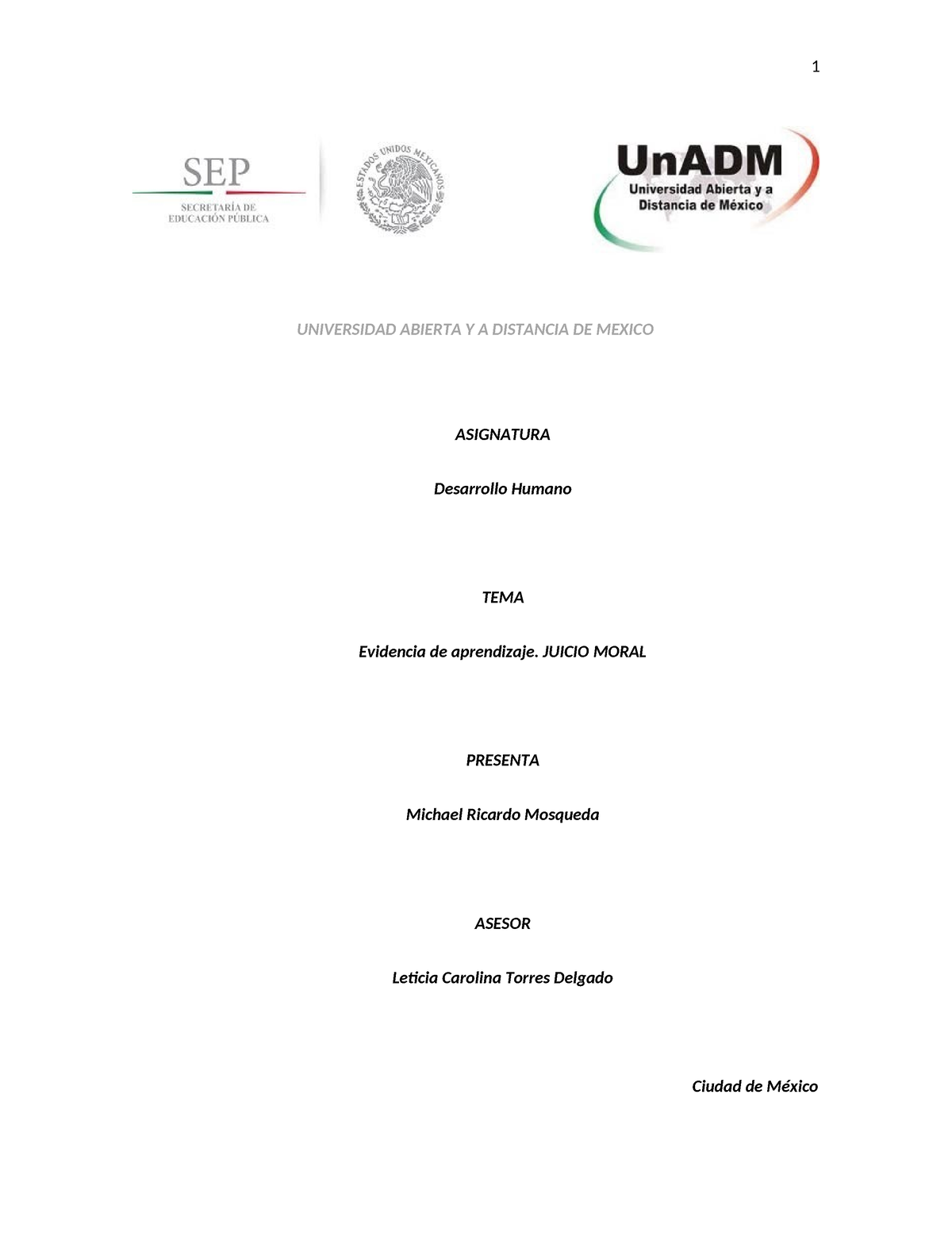 Dh U1 Ea Mirm Desarrollo Humano Universidad Abierta Y A Distancia