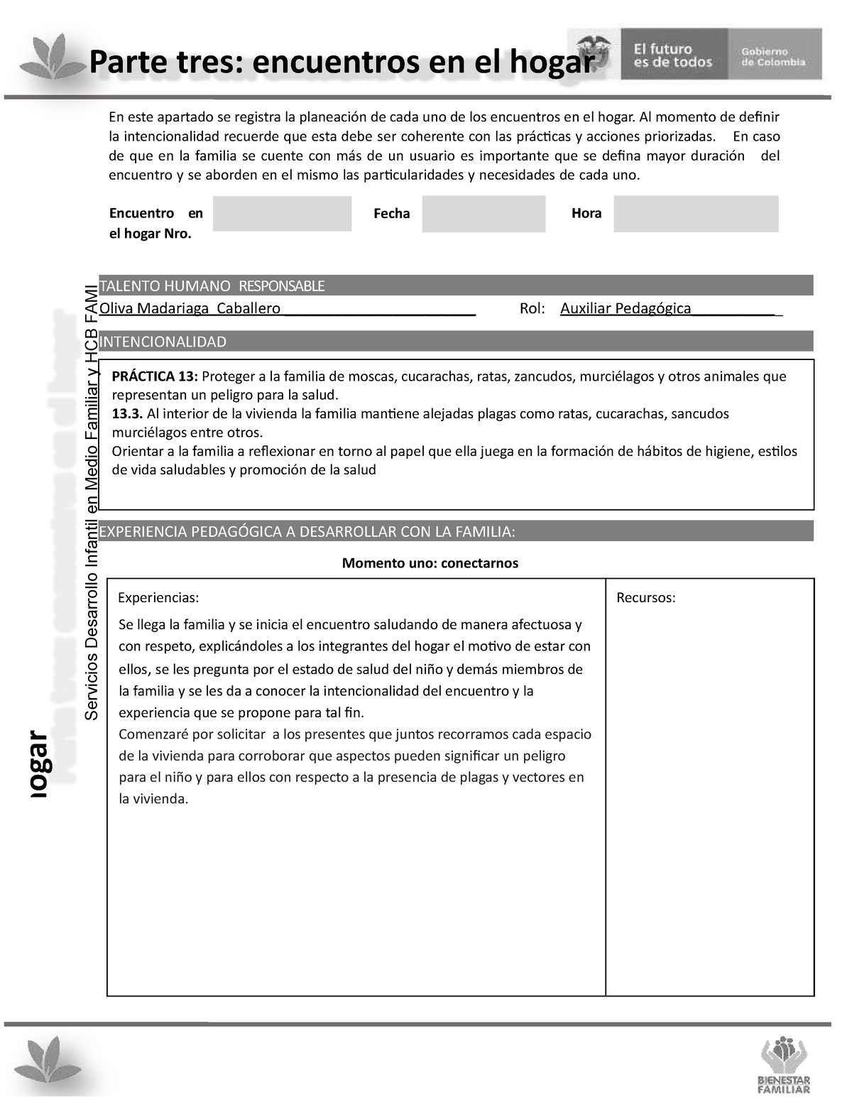 Pl Encuentro En El Hogar Prática 13 Experiencias Recursos En Este