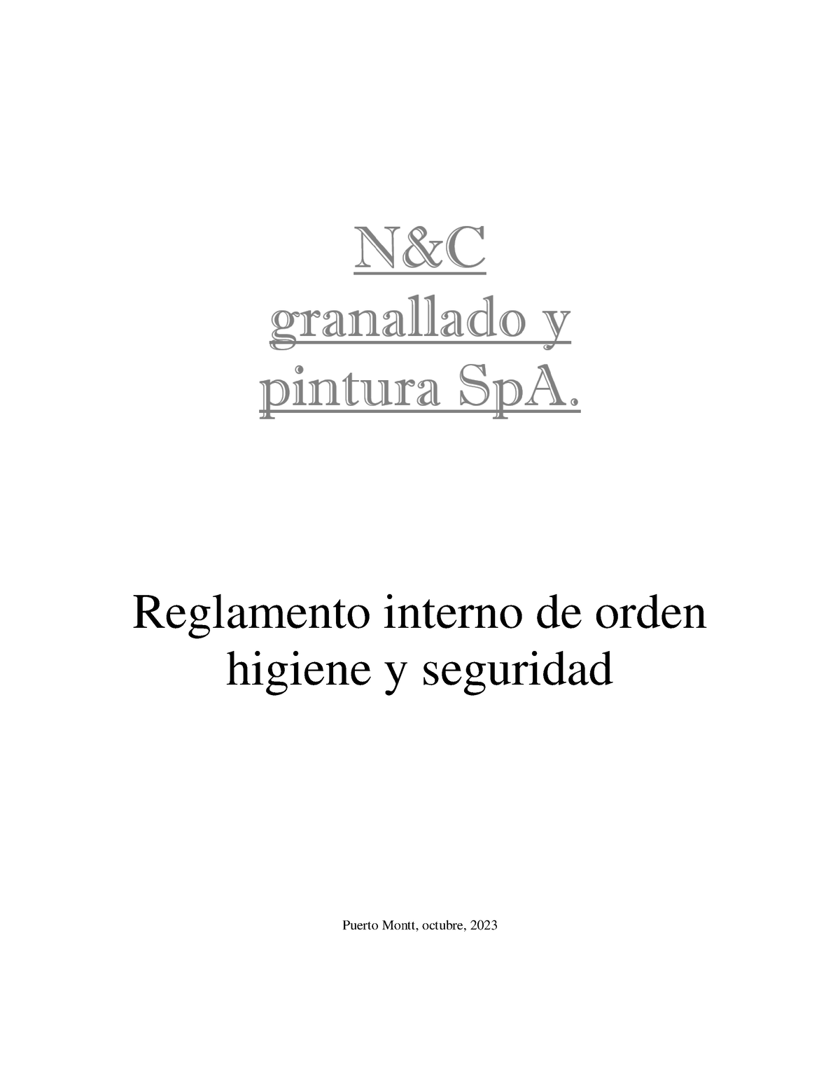 Riohs Nandc Actualizado 2023 2024 Reglamento Interno De Orden Higiene Y