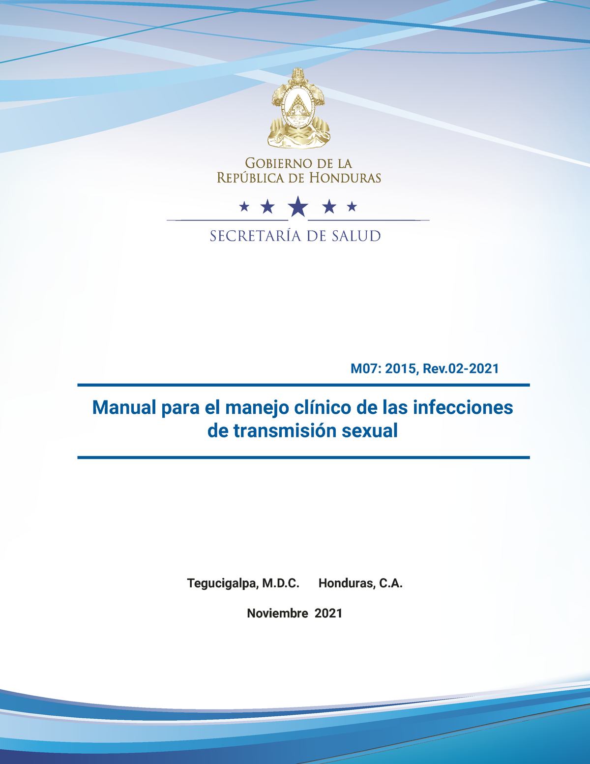 Manual Para El Manejo Clínico De Las Infecciones De Transmisión Sexual