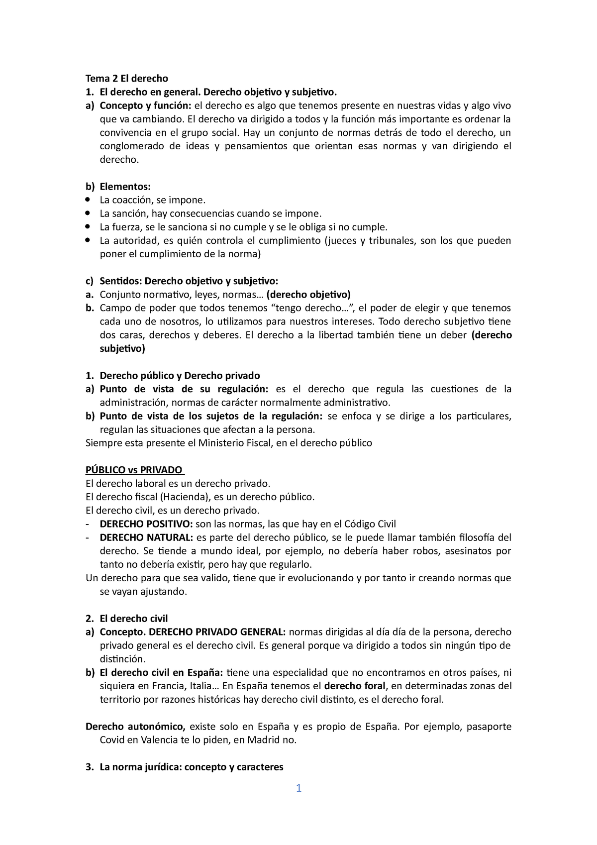 Tema 2 Tema 1 Deontología Profesional Principios Jurídicos Básicos E