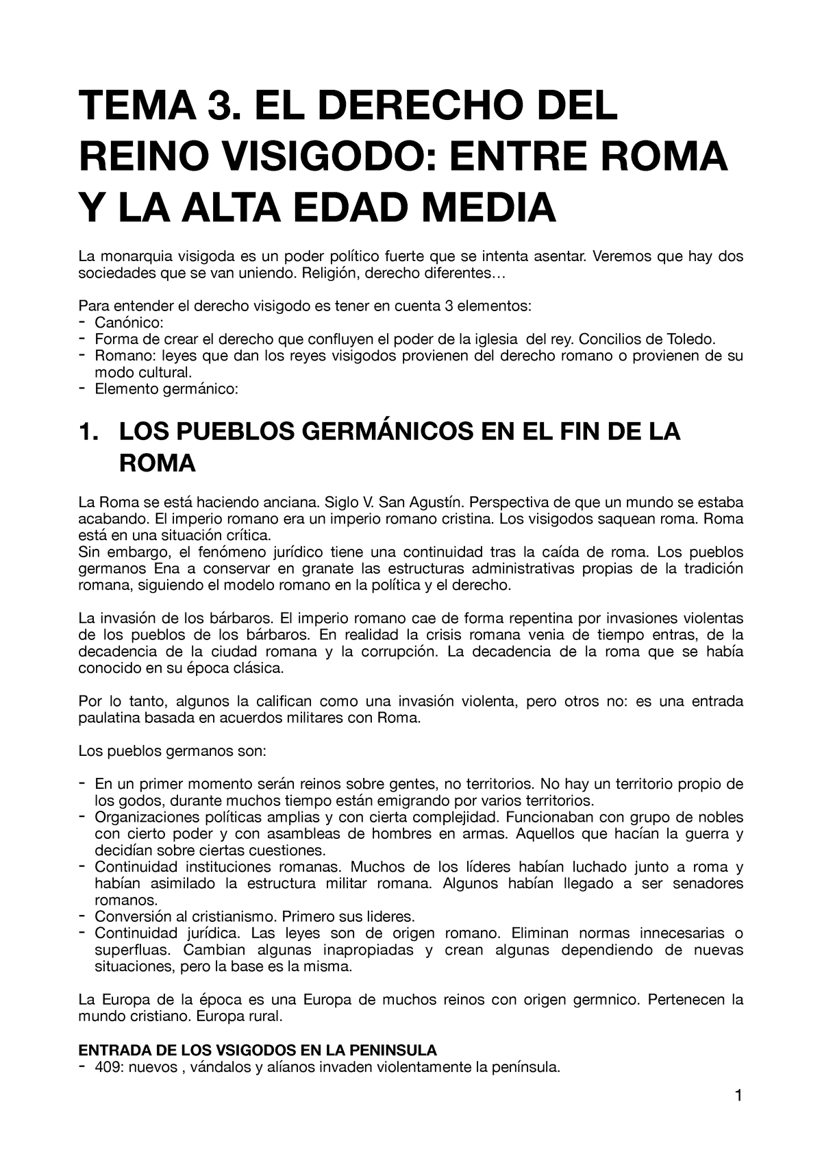 Historia Del Derecho Pedro Luis López Herraiz Tema 3 El Derecho Del