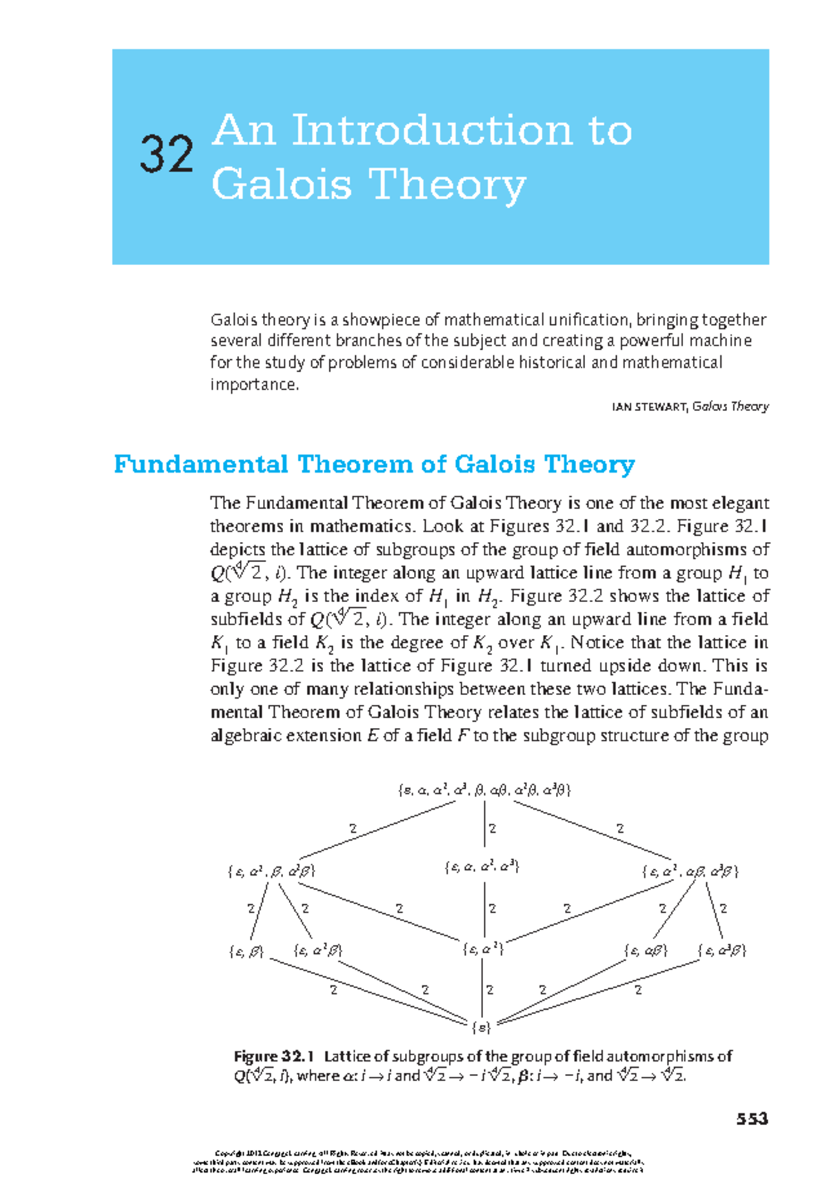 An Introduction To Galois Theory 553 32 Fundamental Theorem Of Galois